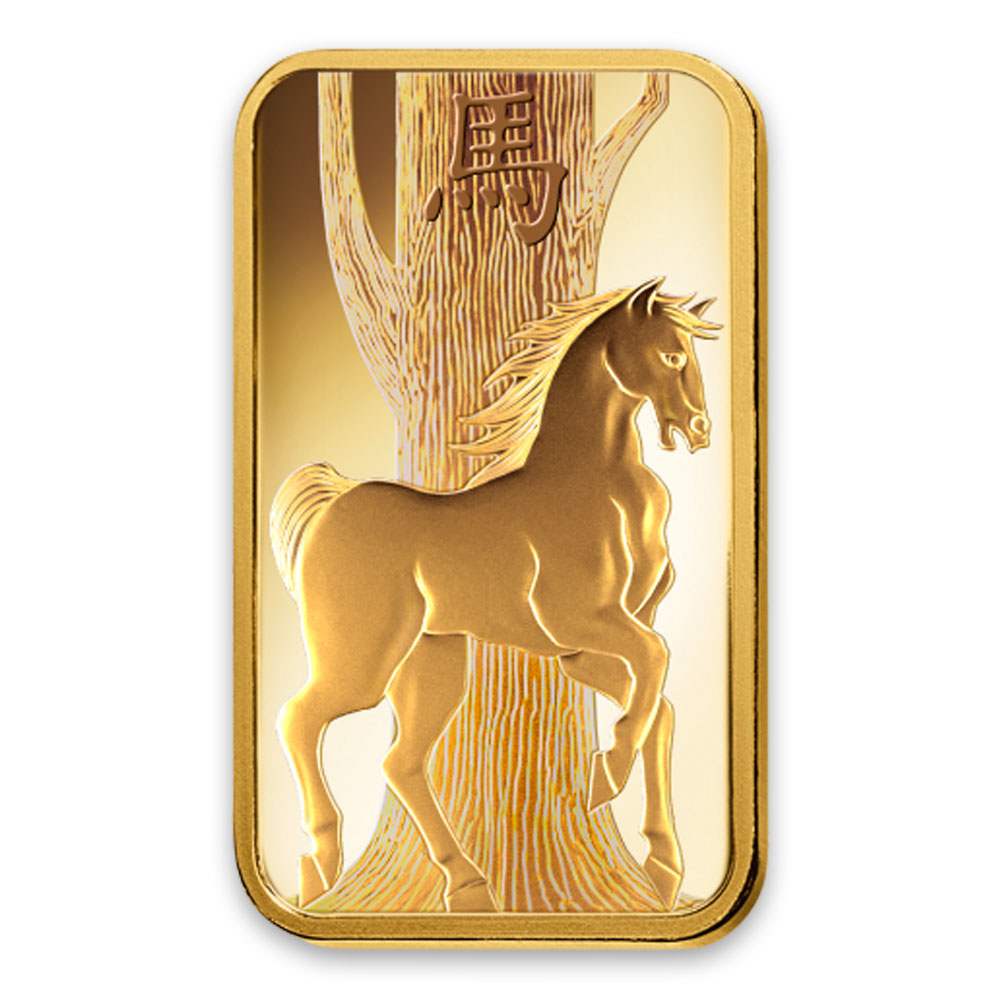 5g Lunar Horse Gold Bar | PAMP Suisse Gold Bars - Pacific Precious Metals