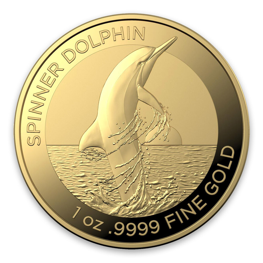 2020 1oz Spinner Dolphin Gold Coin | Royal Australian Mint - Pacific ...