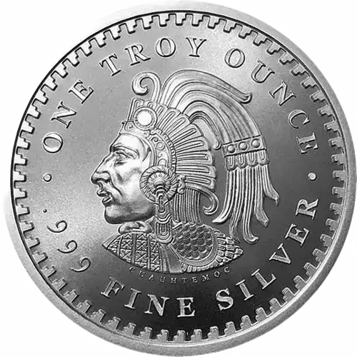 1 oz Aztec Calendar Silver Round - Pacific Precious Metals