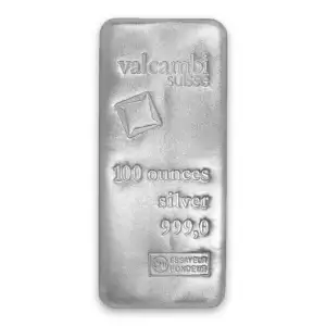 Valcambi Silver Bars - Best Prices | Pacific Precious Metals