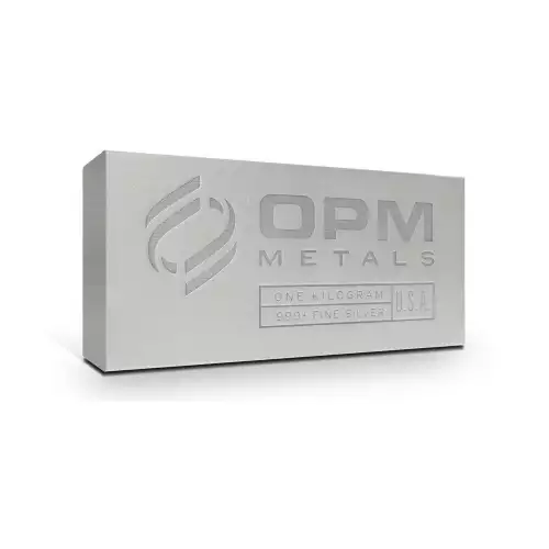 1kg Generic Silver Bar - Pacific Precious Metals
