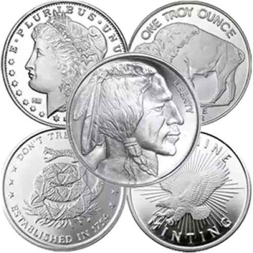 1 Ounce Silver Round | 1 Ounce Silver Coin | Pacific Precious Metals ...