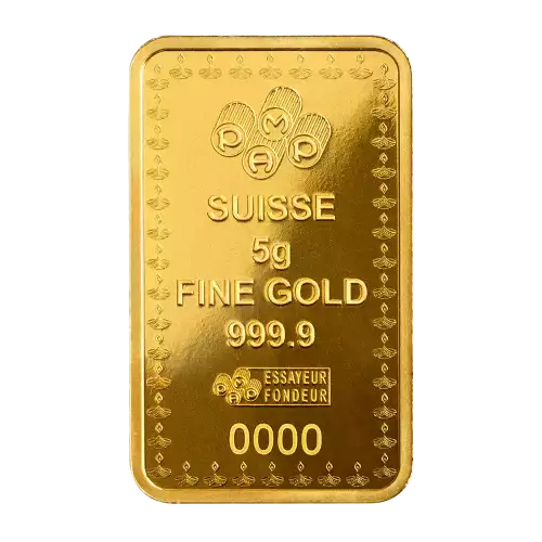 PAMP Suisse 5g gold Lakshmi bar - Pacific Precious Metals