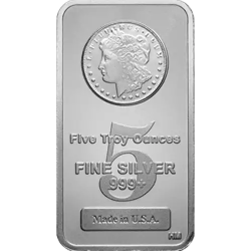 5 oz Generic Silver Bar | Silver Mint Bar | Pacific Precious Metals ...
