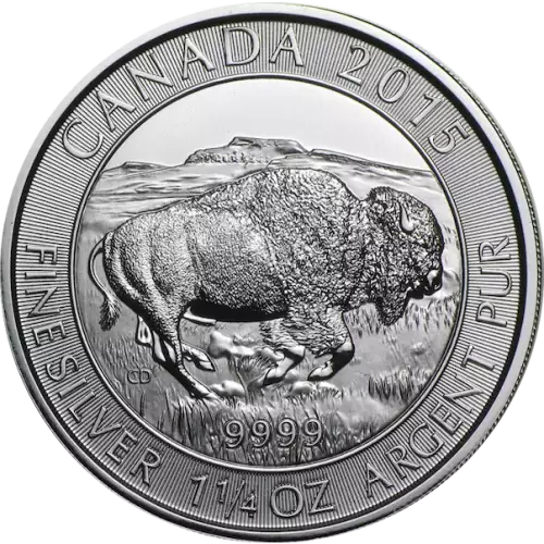 1.25 oz Canadian Bison Silver Coin - Pacific Precious Metals